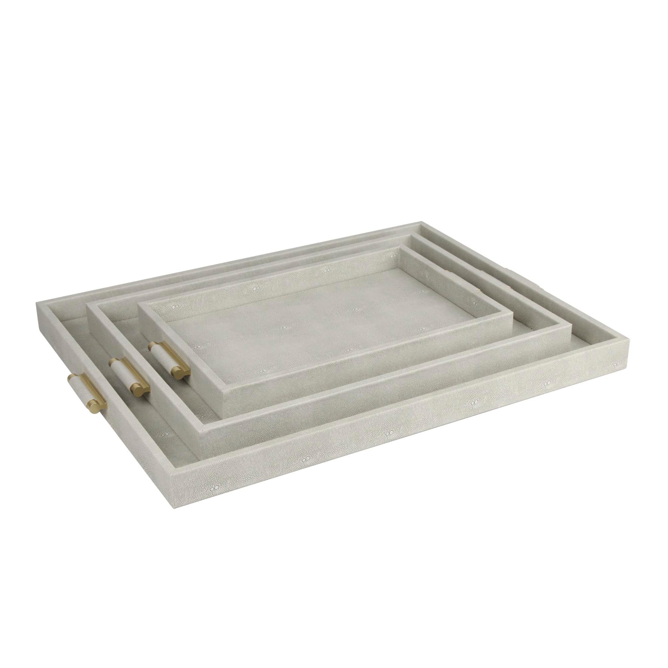 Shagreen Tray - Dove – Layer Creative Studio